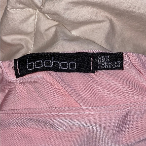 Boohoo | Tops | Super Cute Cropped Pink Boohoo Tie Top | Poshmark